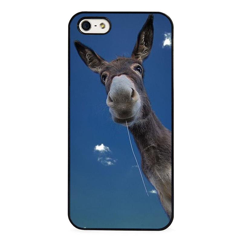 Buy Funny Donkey Horse Pony Case for iPhone SE 5 6 6s 7 7 Plus Cover ...