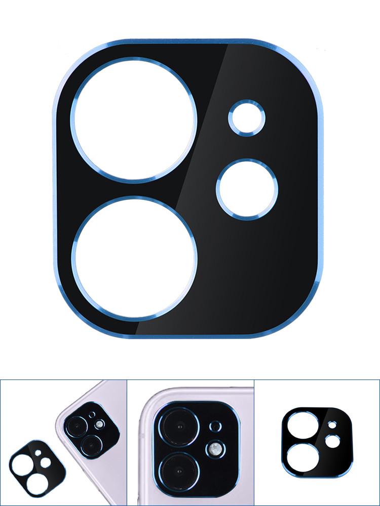 Buy For iPhone 11 Back Camera Metal Lens Screen Protector Case Ring ...