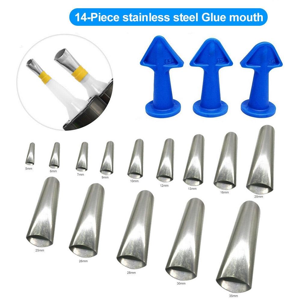 Buy Silicone Caulking Finisher Tool Stainless Steel Sealing Nozzle ...