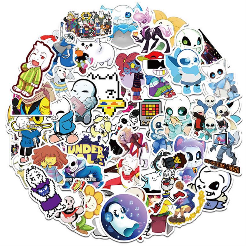 Buy 50Pcs/Set Undertale Series 04 Stickers DIY Fashion Mixed Waterproof ...