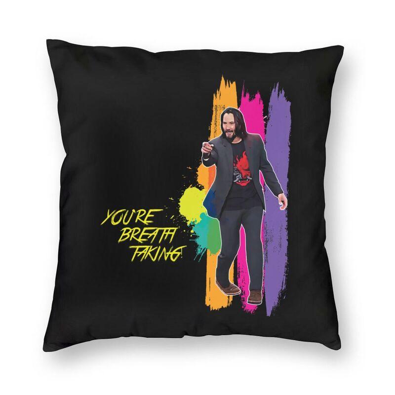 Satın alın Keanu Reeves Burn The City Luxury Throw Pillow Cover Home ...
