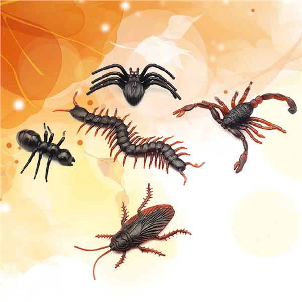 50pcs Realistic Bugs Fake Insects Simulation Creepy Plastic Fake ...