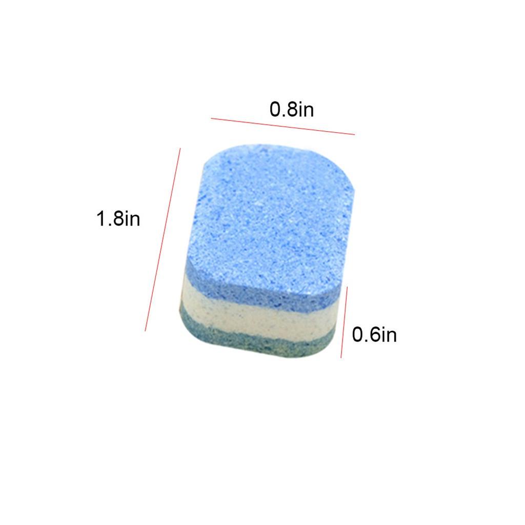 Buy 5Pcs Automatic Bleach Toilet Bowl Tank Cleaner Blue Tablets Flush ...