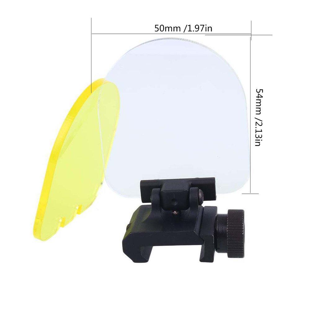Buy KKII 20mm Base Foldable Sight Scope Lens Screen Protector Shooting ...