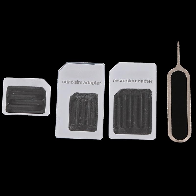 Buy 10X 4 In 1 Nano Sim Card To Micro Sim Card & Standard Sim Card ...