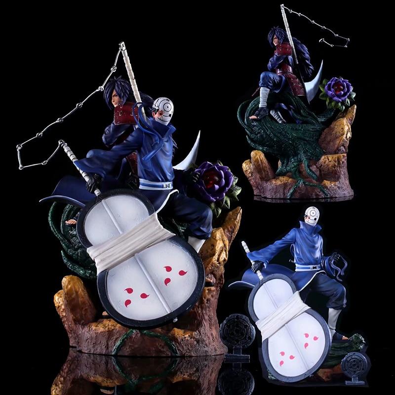 40cm Anime Madara gk Heykelcik Uchiha Madara Obito PVC Figür Model ...