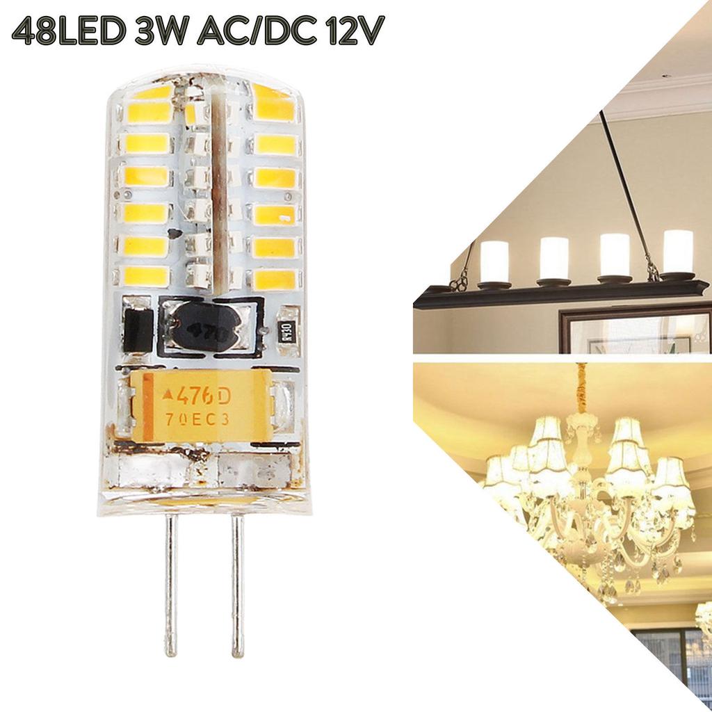 G4 3W LED Bulb Light Lamp AC/ DC 12V Warm White Equivalent to 25W ...