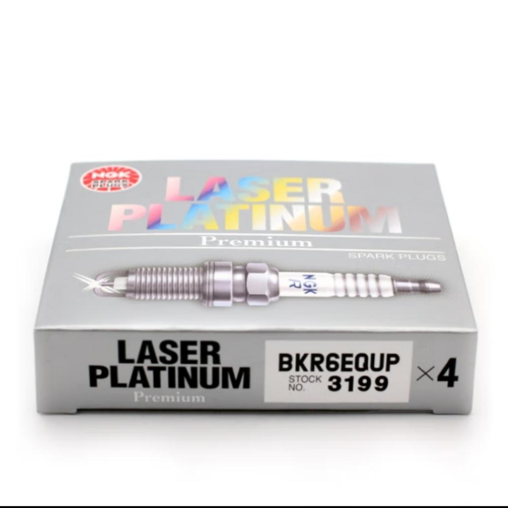 4-6Pcs Brand New Laser Platinum Spark Plug Candles BKR6EQUP 3199 for BMW E46 E39 E83 E36 E63 E53 ...