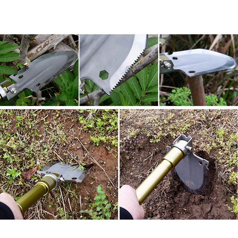 Buy SZW Compact Design Multifunctional Foldable Shovel Outdoor Camping ...