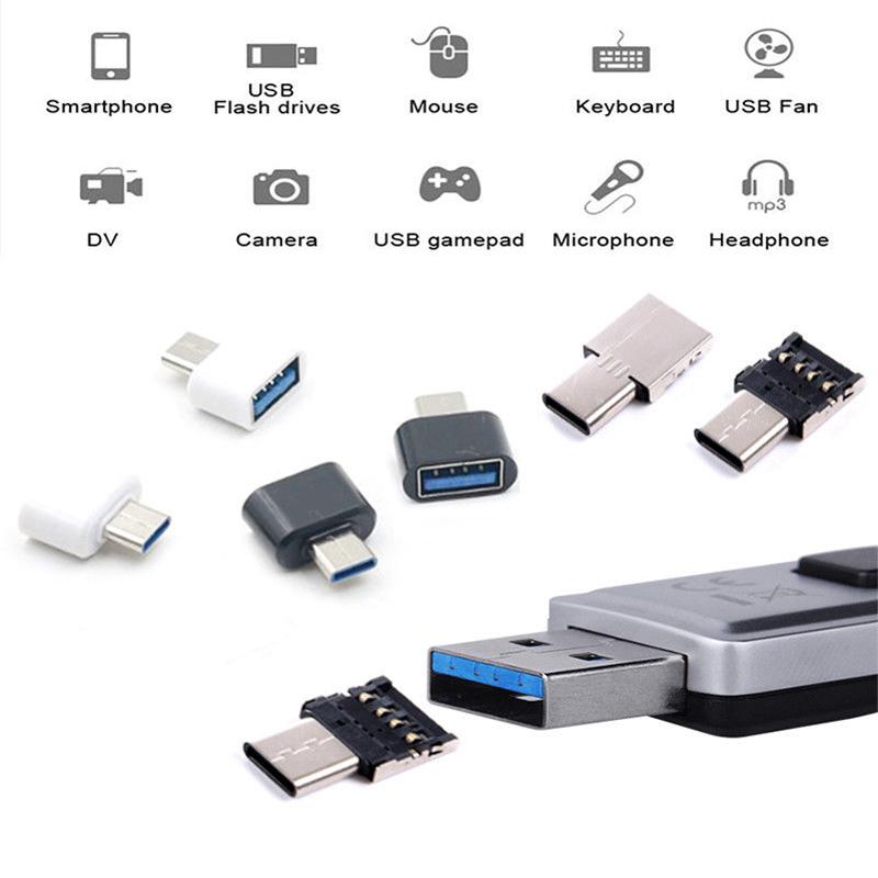 Buy New Type C Micro USB Android Phone Adapters USB 2.0 Male To Female ...