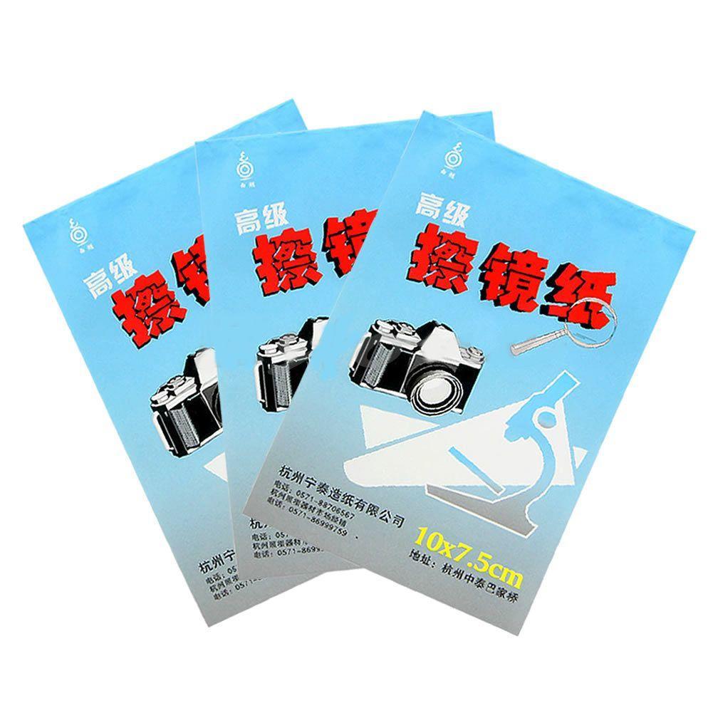 Buy Sheets Camera Lens Tissue Clean Wipe Paper Optics Booklet at ...