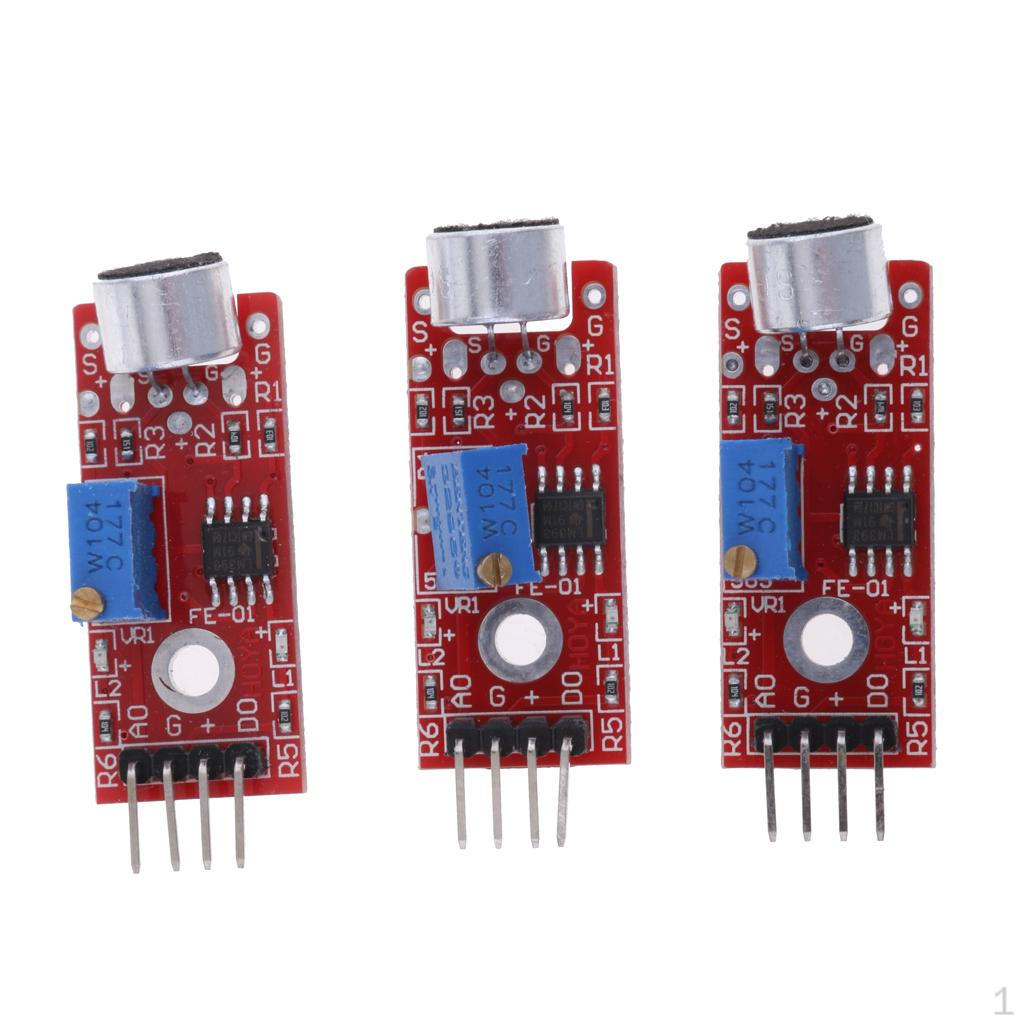 3Pcs High Sensitivity Sound Microphone Sensor Detection Module For günstig kaufen — Preis ...