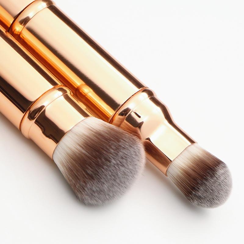 Buy Double Ended Makeup Brushes Retractable Complexion Brush Luxury Travel Face Foundation ...