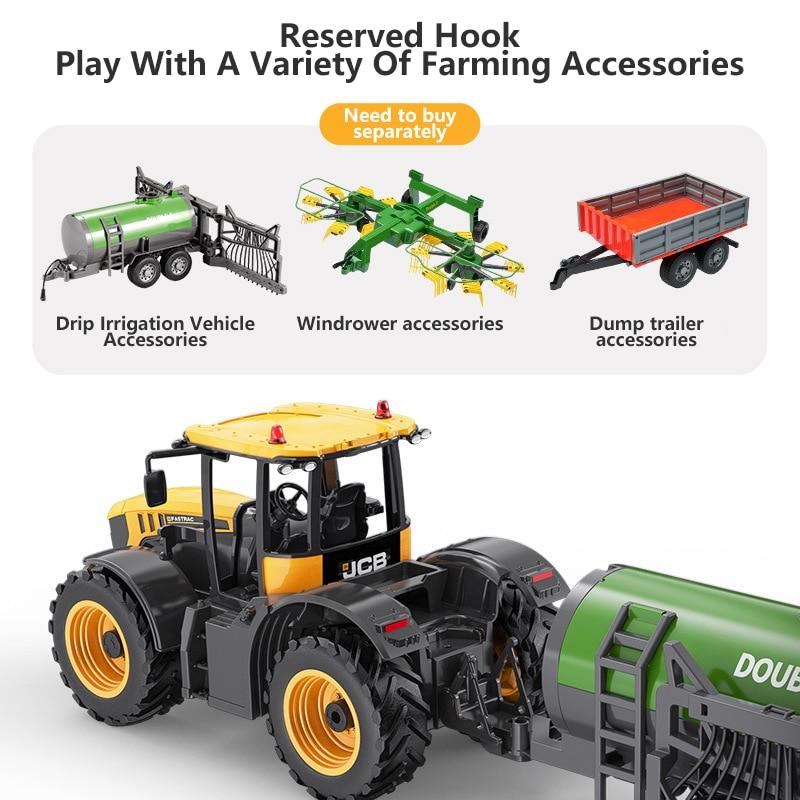 Cheap RC Tractor Farmer Truck Hay Transport Drip Mowing Trucks Trailer ...