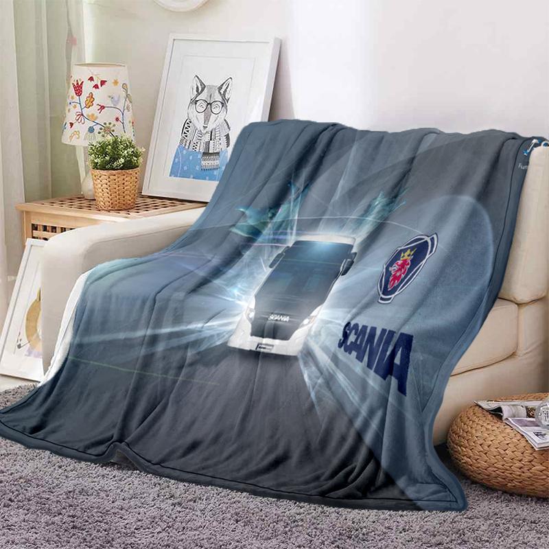 Cheap Scania Throw Blanket 3D Fleece Warm Cozy Soft Blanket for Couch ...