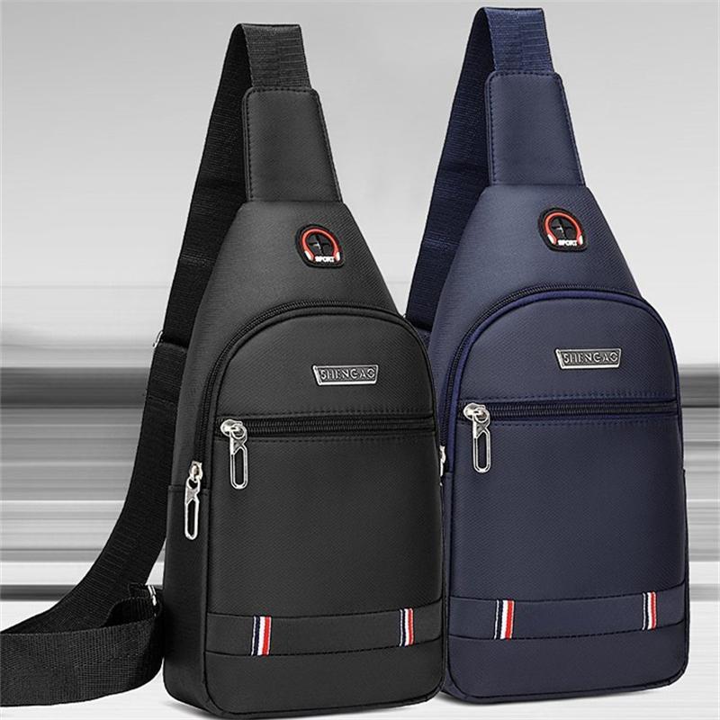 Cheap Men Fashion Chest Bag Large Capacity Crossbody Bag Nylon ...