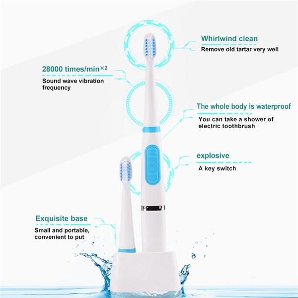 Buy Electric Toothbrush Sound Wave No Rechargeable Toothbrush With ...
