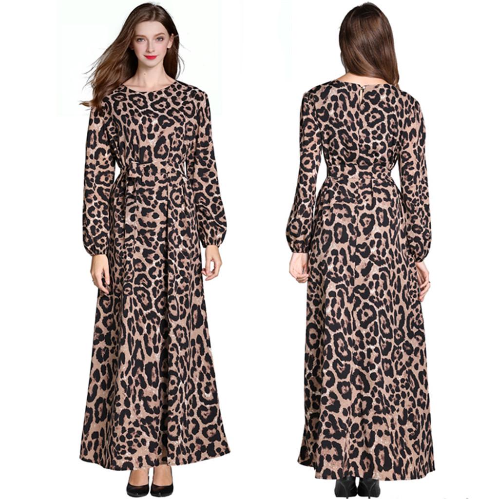 Buy Aominuo DLWomens Muslim Loose Solid Color Robe Clothing Abaya ...