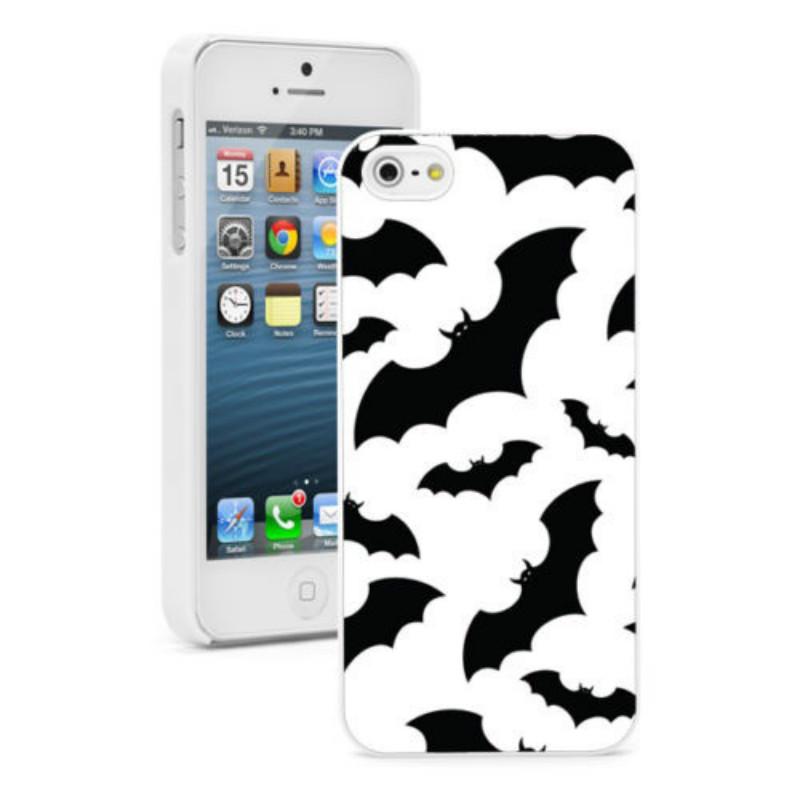 Black Bats iPhone 4 5 6 7s plus case Samsung Galaxy S4 S5 S6 S7 S8 ...