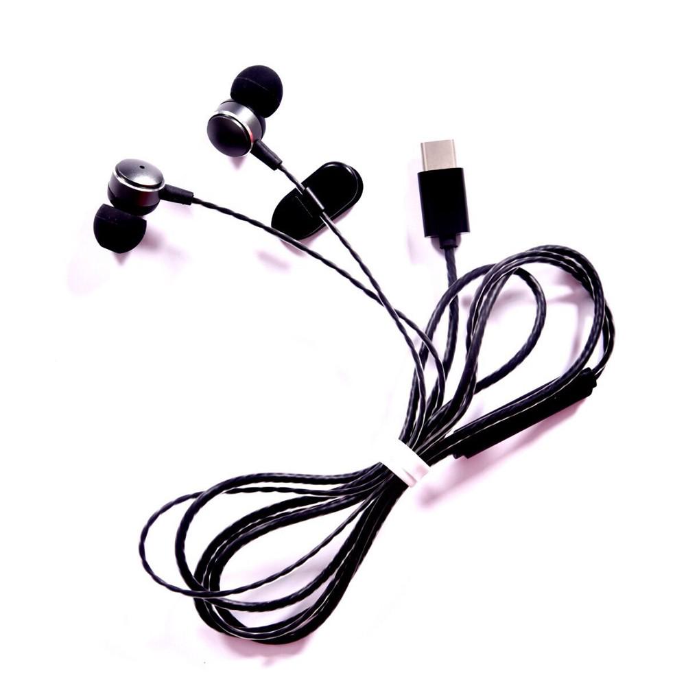 Buy Type-C Plug In-Ear Wired Metal Earphone with Mic at affordable ...