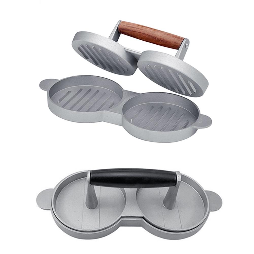 Buy Kitchen 2 Hole Burger Patties Mold Burger Press at affordable ...