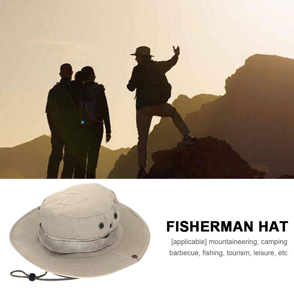 Satın alın Round-Rimmed Outdoor Camping Benny Cap Casual Fisherman Hat ...