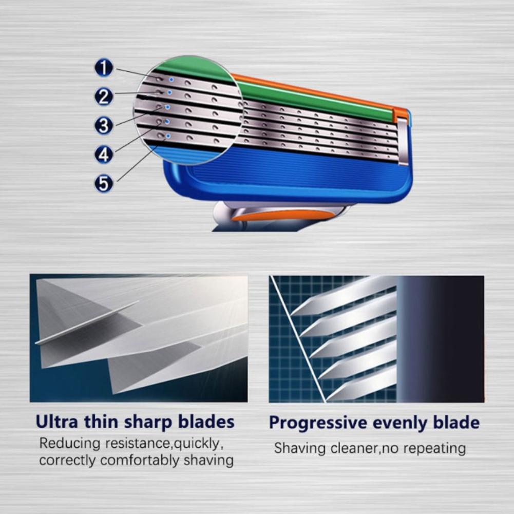 Cheap 4Pcs Razor Blades Stainless Steel Replace Blades Set | Joom