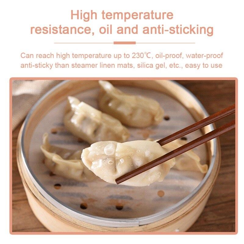 Cheap Reusable Silicone Steamer Mesh Non-stick Pad Dumplings Steamed ...