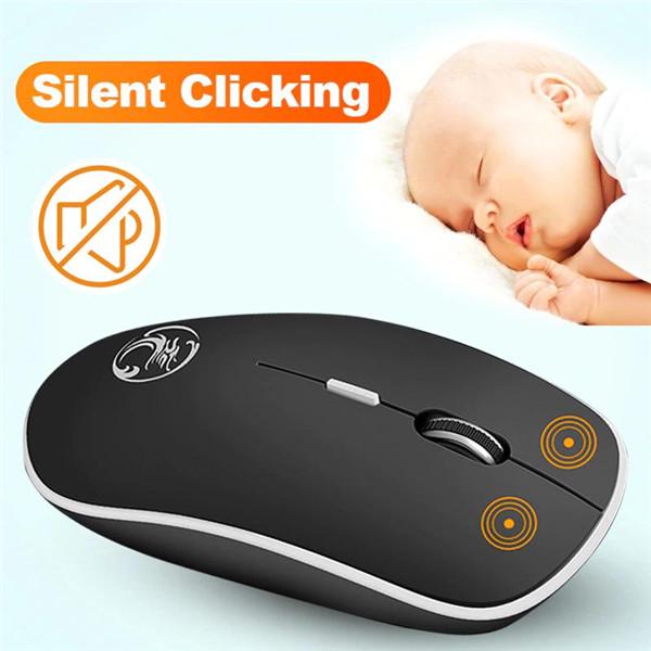 Buy Wireless Computer Mouse Ergonomic Mice Silent Mini Mouse 2.4GHz USB ...