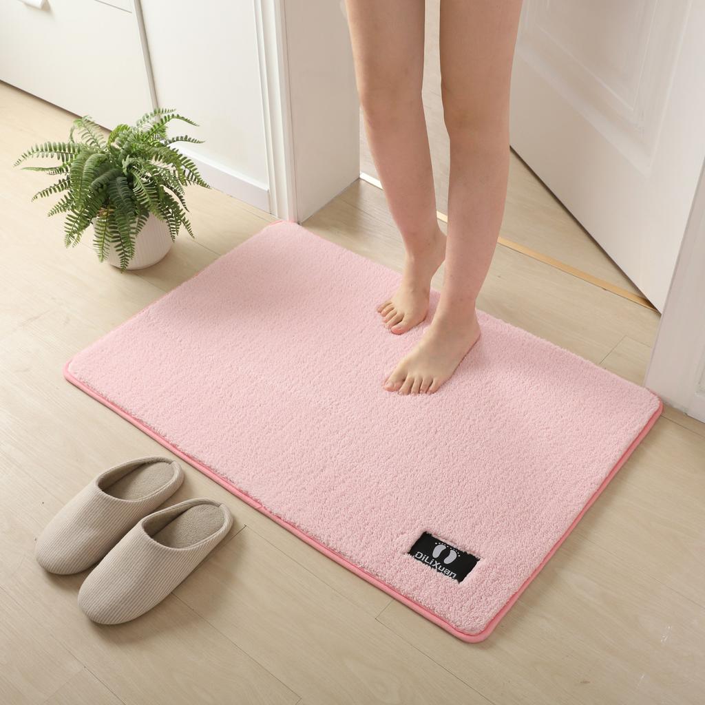 Buy New Simple Thickened Solid Color Floor Mat Bathroom Door Floor Mat ...