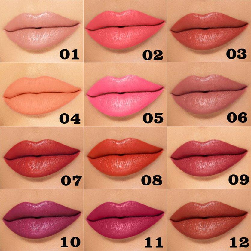PEA Non-Stick Cup Matte Double Lip Gloss Lip Line Two-In-One Lipstick ...
