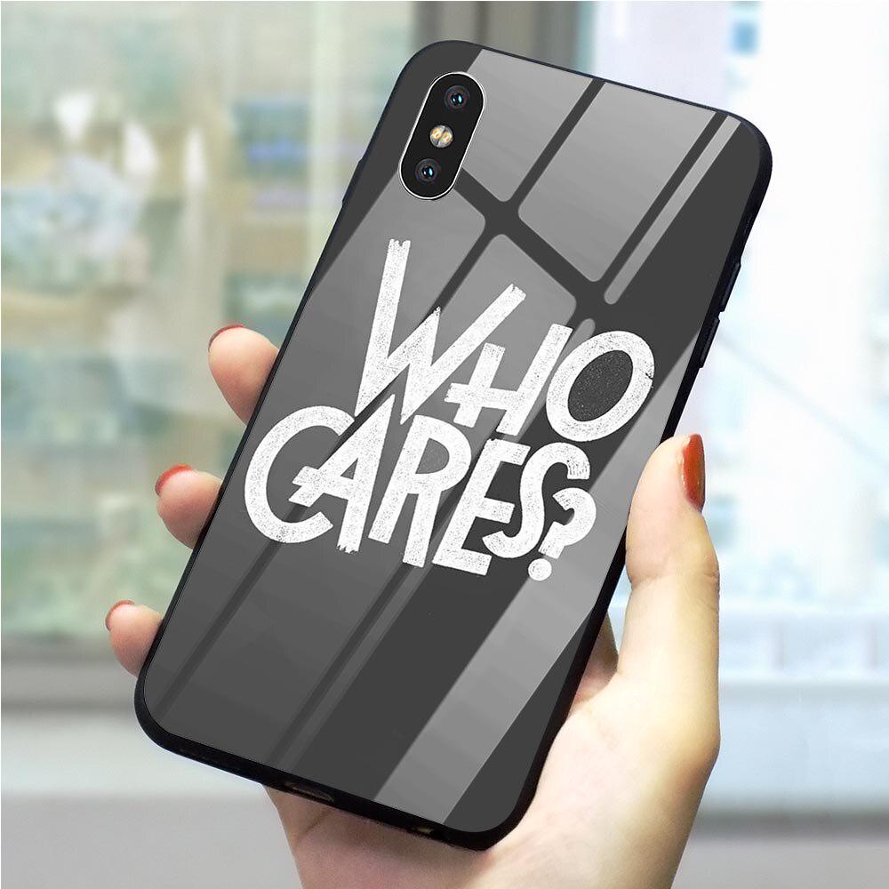 Who Cares Shut Up Stop Phone Case For Huawei P20 iPhone Xiaomi Samsung ...