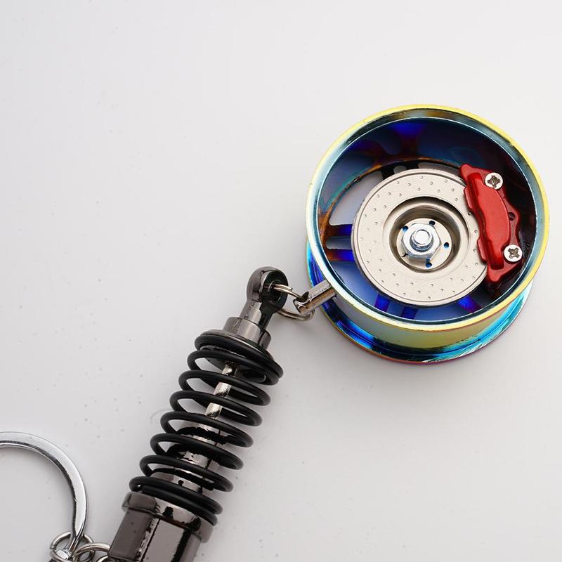 Buy Car Styling Rearview Mirror Pendants Ornaments Aluminum Alloy Wheel ...