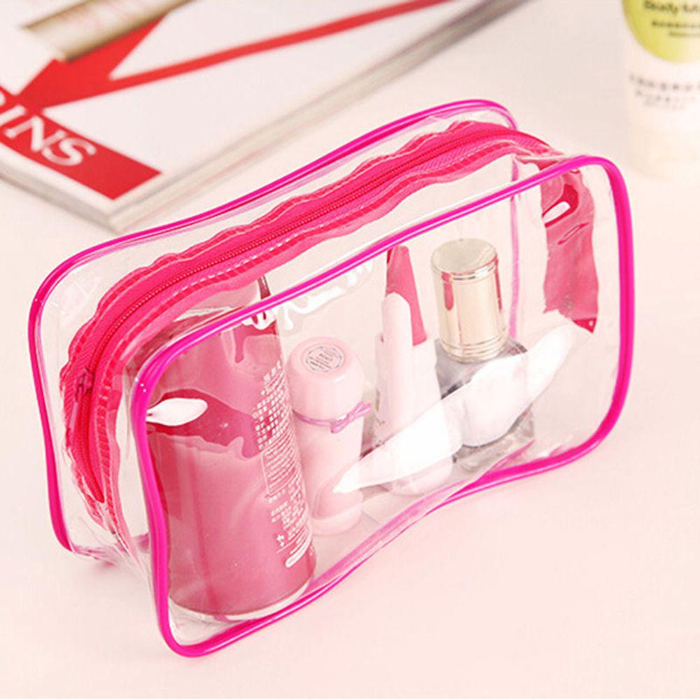 Fashion PVC Travel Transparent Zip Makeup Case Storage Toiletry ...