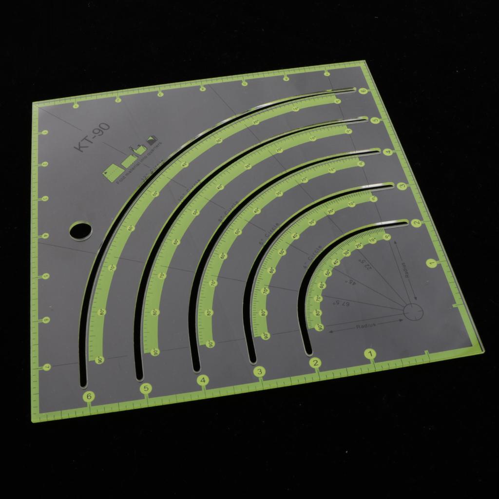 Buy Quilting Template Patchwork Multifuncion Acrylic Square Tailor ...