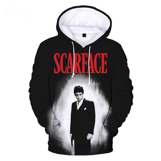 Cheap 2021 Movie Scarface 3d Print Hoodie Sweatshirts Tony Montana ...