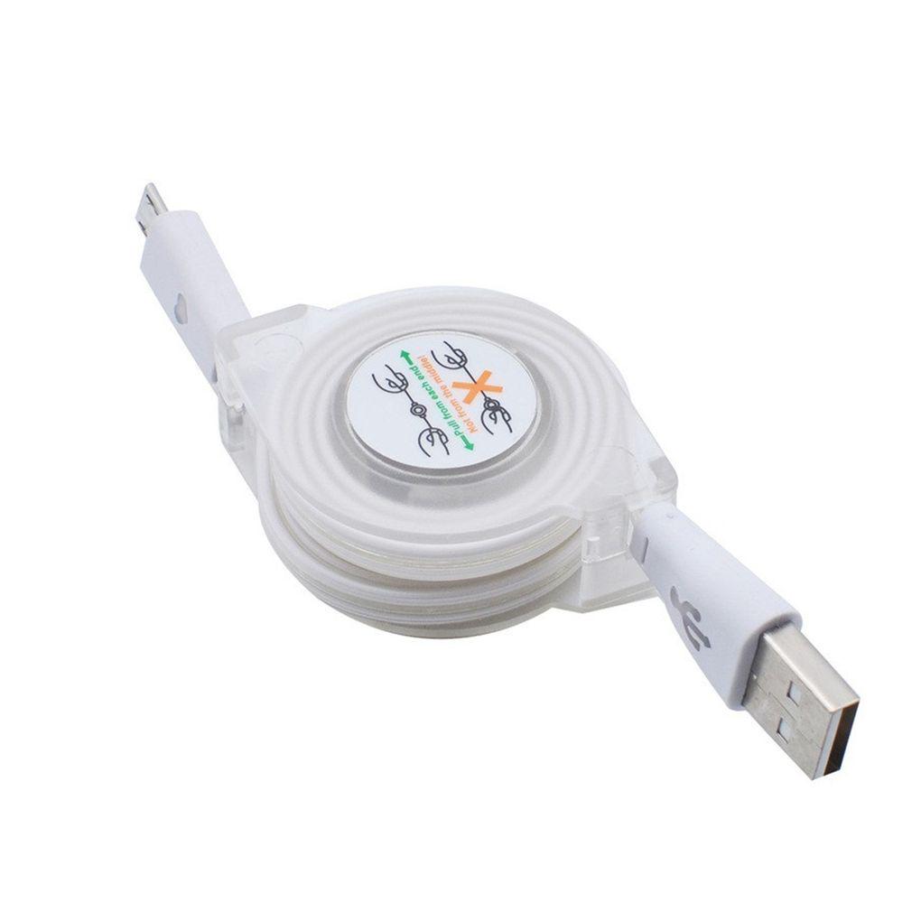 Buy Retractable Led Light USB Cable Luminous Replacment For Android ...