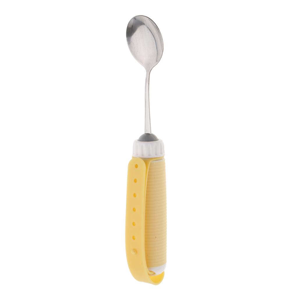 Buy Rotating Utensil Eating Aids Spoon Non-Slip for the Elderly ...