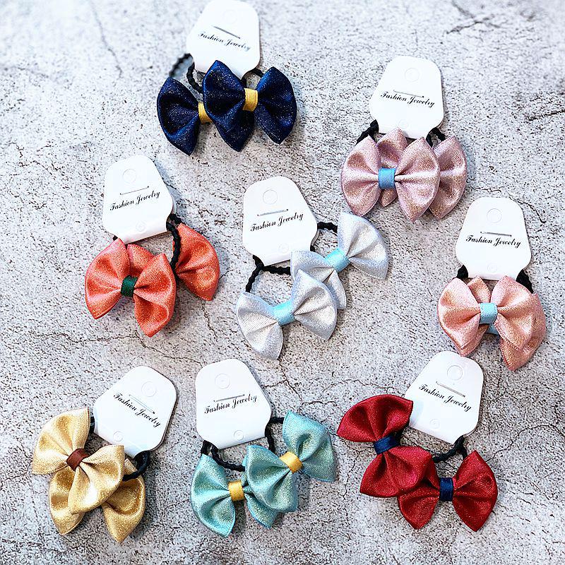Buy Children's Hair Loop Baby Butterfly Knot Baby Mini Hair Loop Girl ...