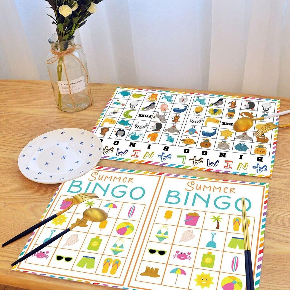 Buy Placemats PVC Table Mat Kids Tableware Cartoon Dining Table Disc ...