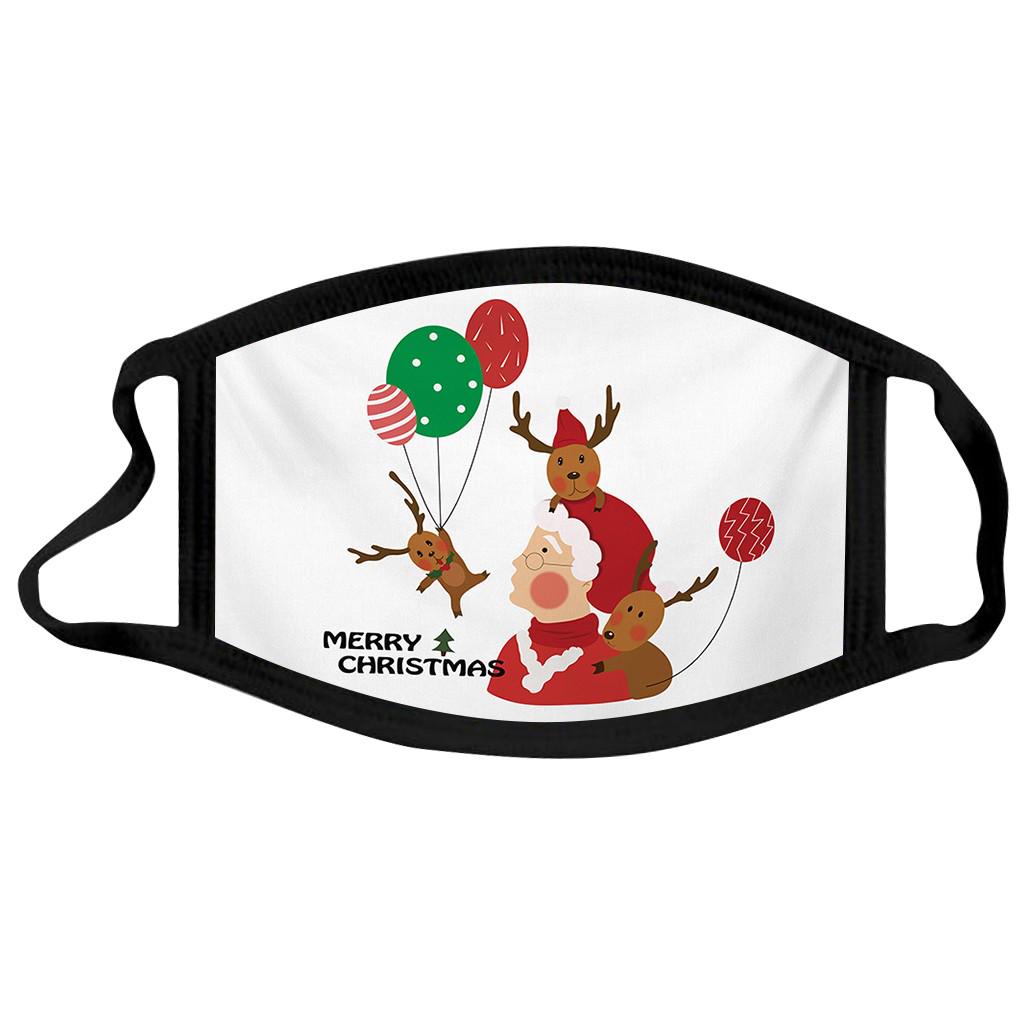 Buy SOC CSOCistmas Adult Unisex Washable Printed Breathable Reuse ...