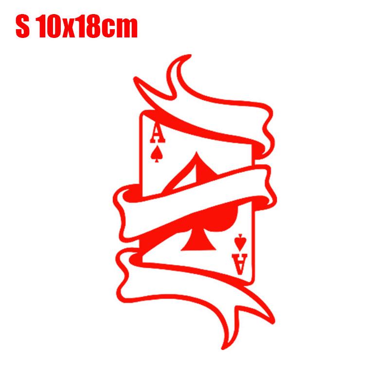 Buy Metvi Sticker Poker car sticker Creative vinyl decals automotive ...