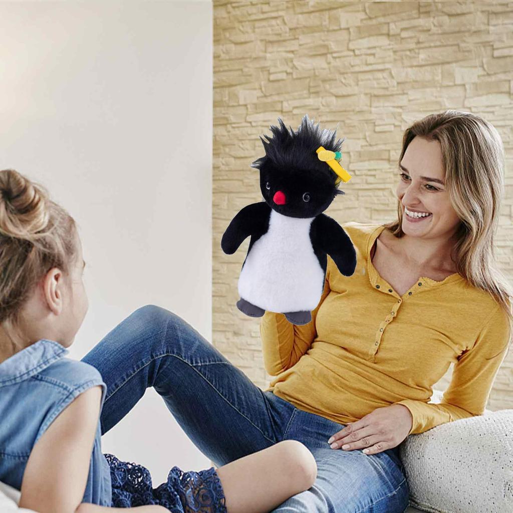 Cheap 23cm Hot Creative Fried Hair Penguin Plush Toy Cute Exploding ...