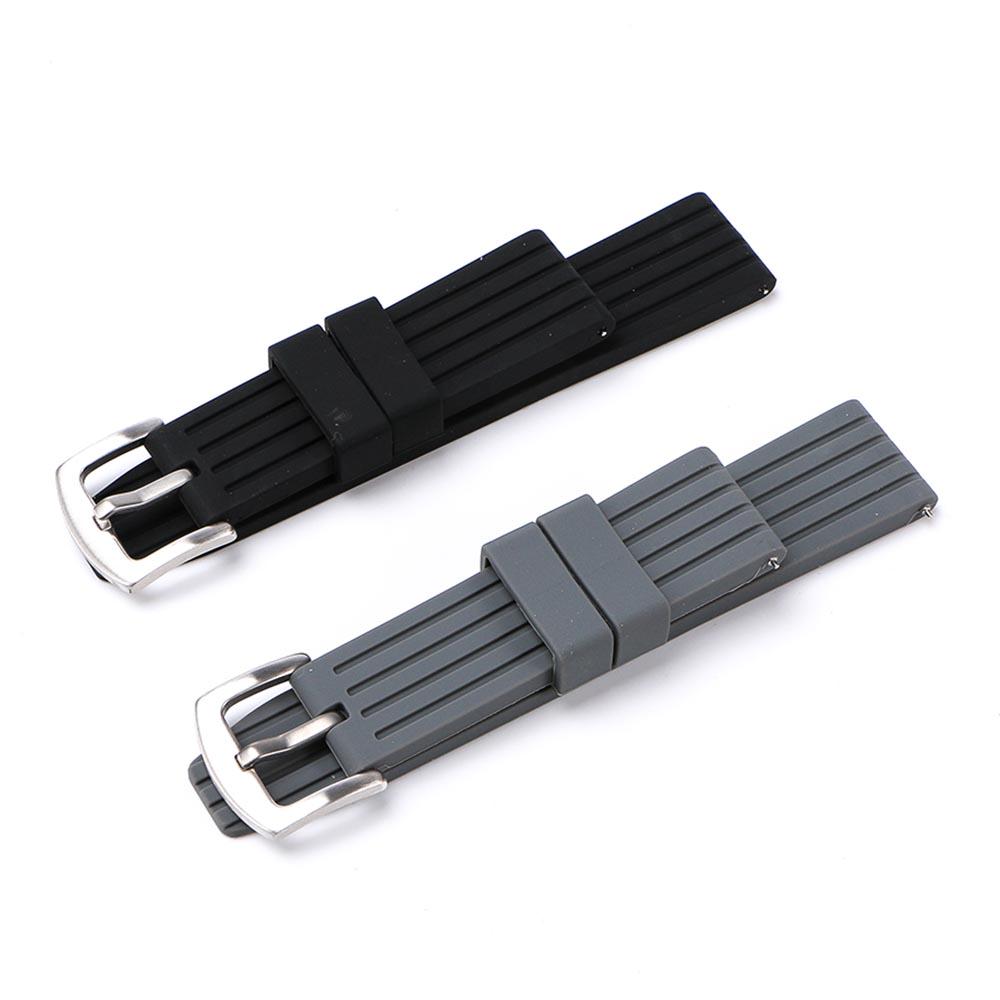 Waterproof Sport Rubber Bump Vertical Stripes Silicone Watches Band ...