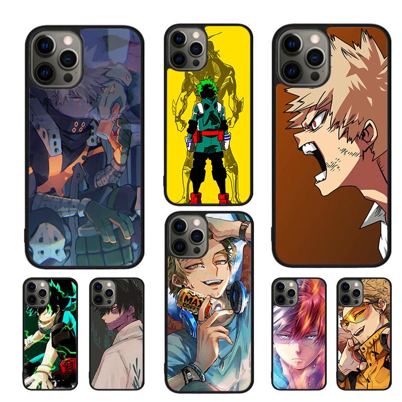 My Hero Boku Academia MHA Phone Case for iPhone 11 12 13 14 Pro Max ...