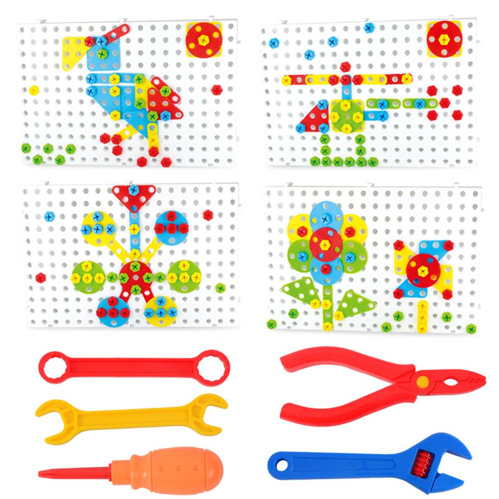3D Baby DIY Screws Mushrooms Nails Jigsaw Puzzle Game Child Educational ...