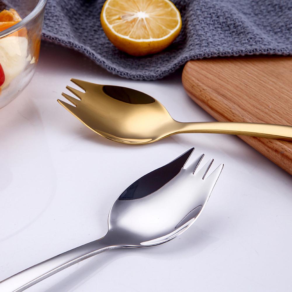 Buy Colorful Spoon Fork Handle Fruit Fork Flatware Coffee Drinking ...