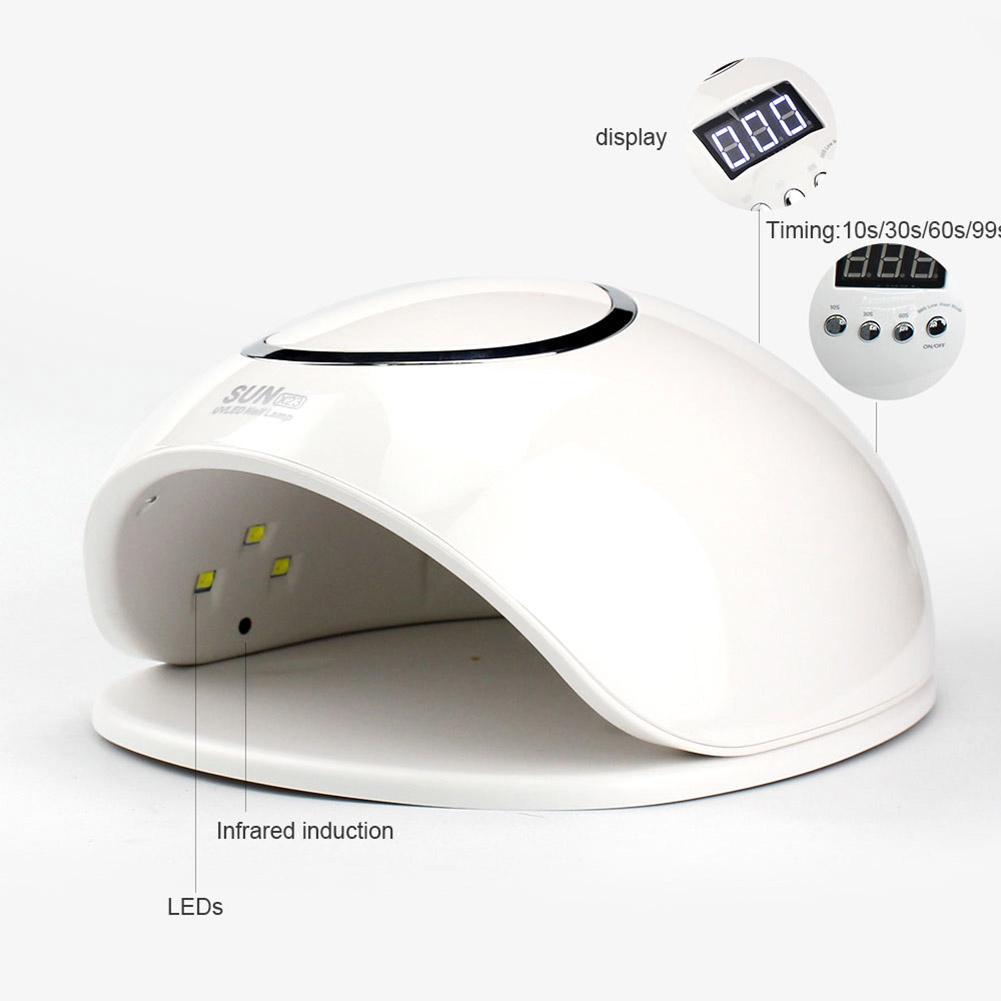 Buy 24LED 48W Sensor UV Gel Nail Dryer Lamp Timer Manicure Polish ...