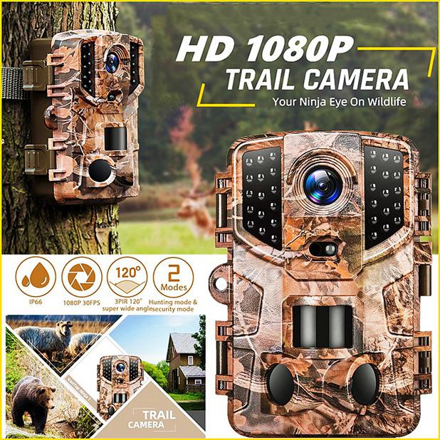 Satın alın 20MP HD 1080P Hunting Camera Trap Infrared Hunt Night Vision ...