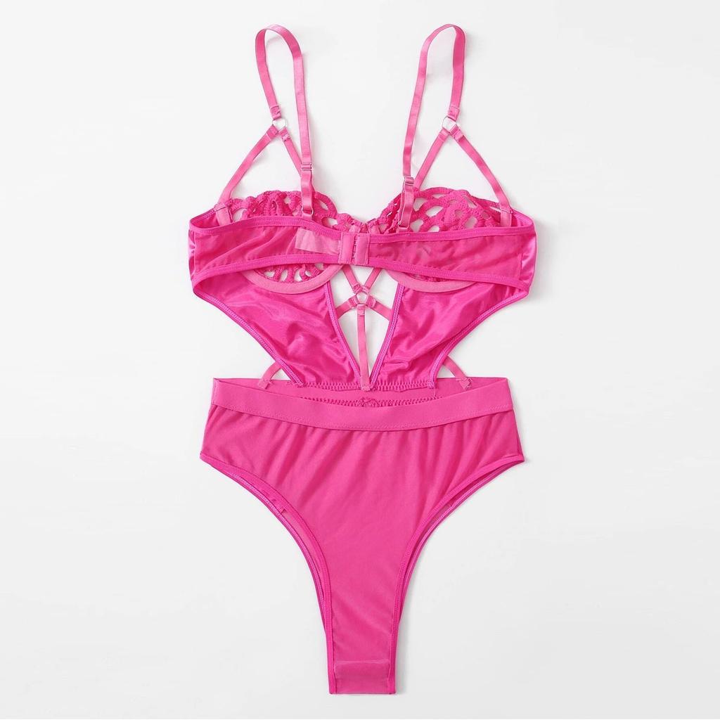 Buy Women Lace Lingerie Teddy Underwear Bodysuit Jumpsuit Sleepwear ...